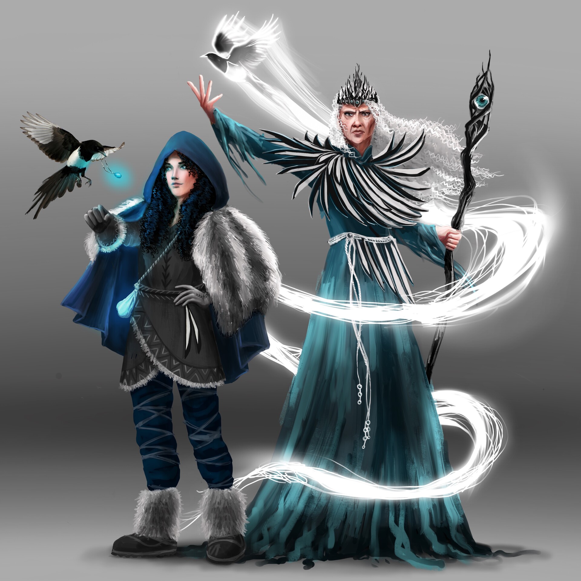 ArtStation - Mina - Fantasy Thief and Sorceress