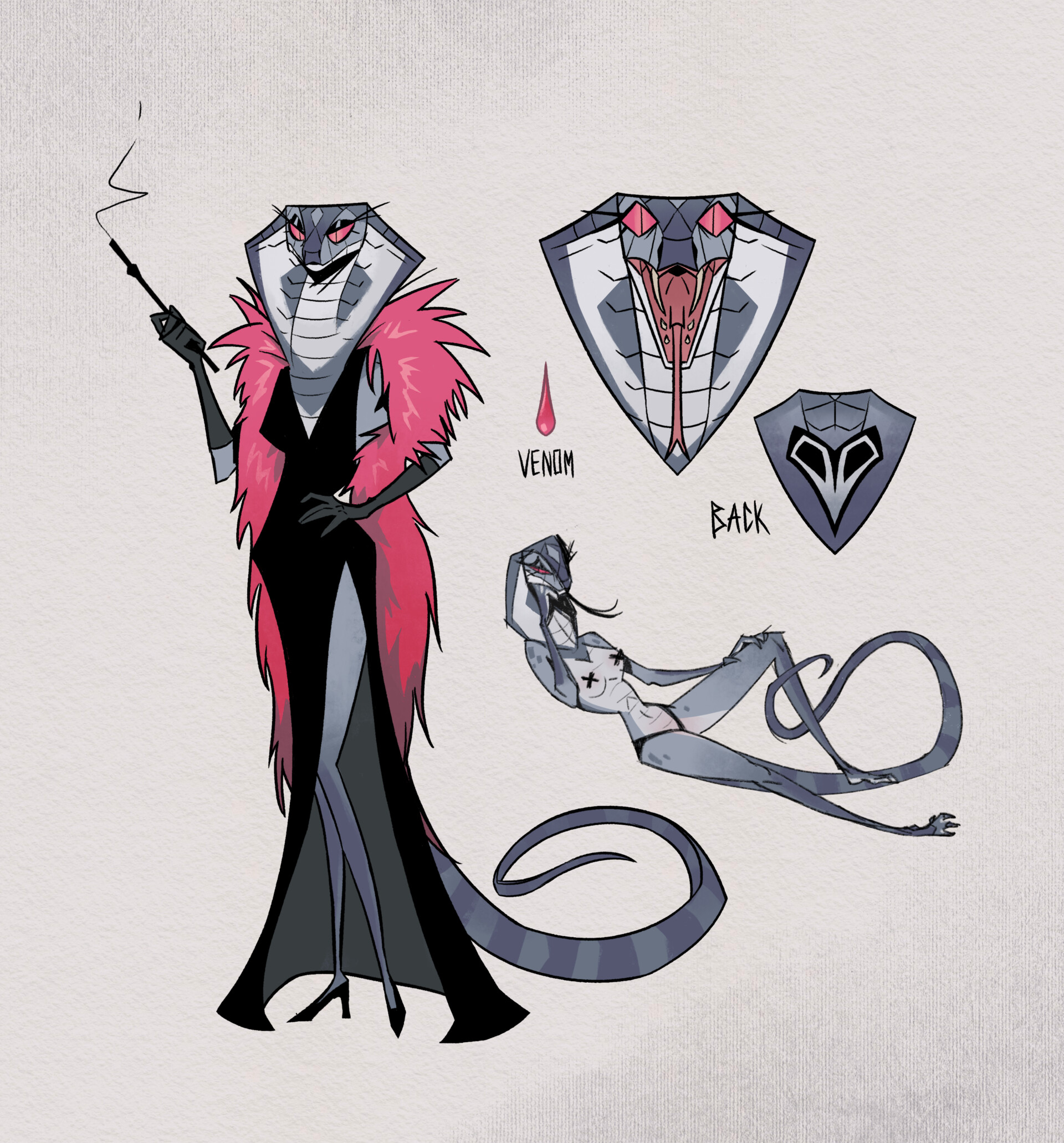 ArtStation - Snake Lady Design