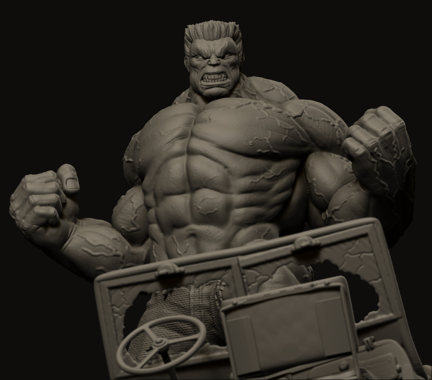 ArtStation - Red Hulk