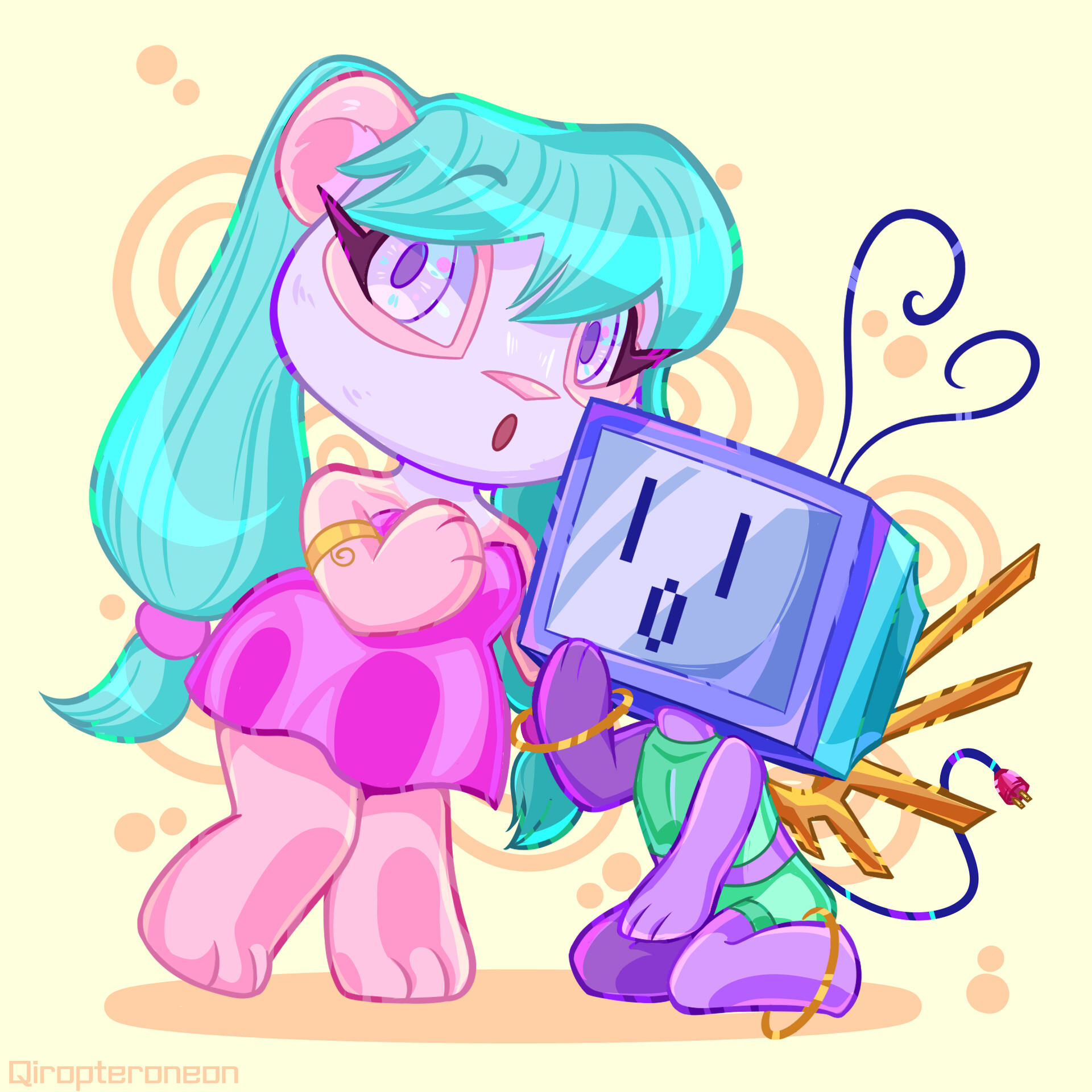 ArtStation - Chibi Miku & Velvet