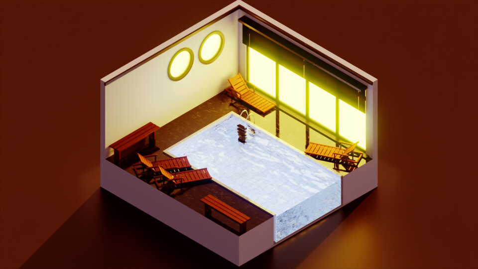 ArtStation - Isometric Pool