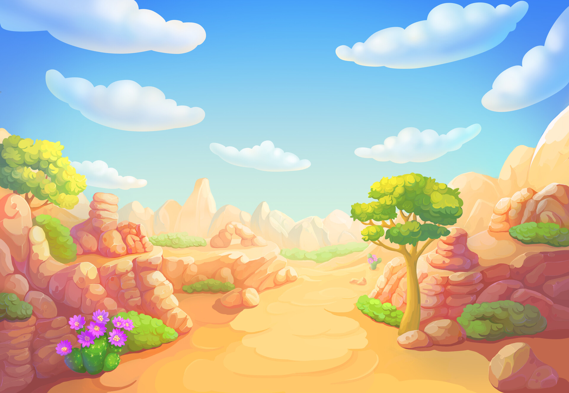 ArtStation - cartoon location