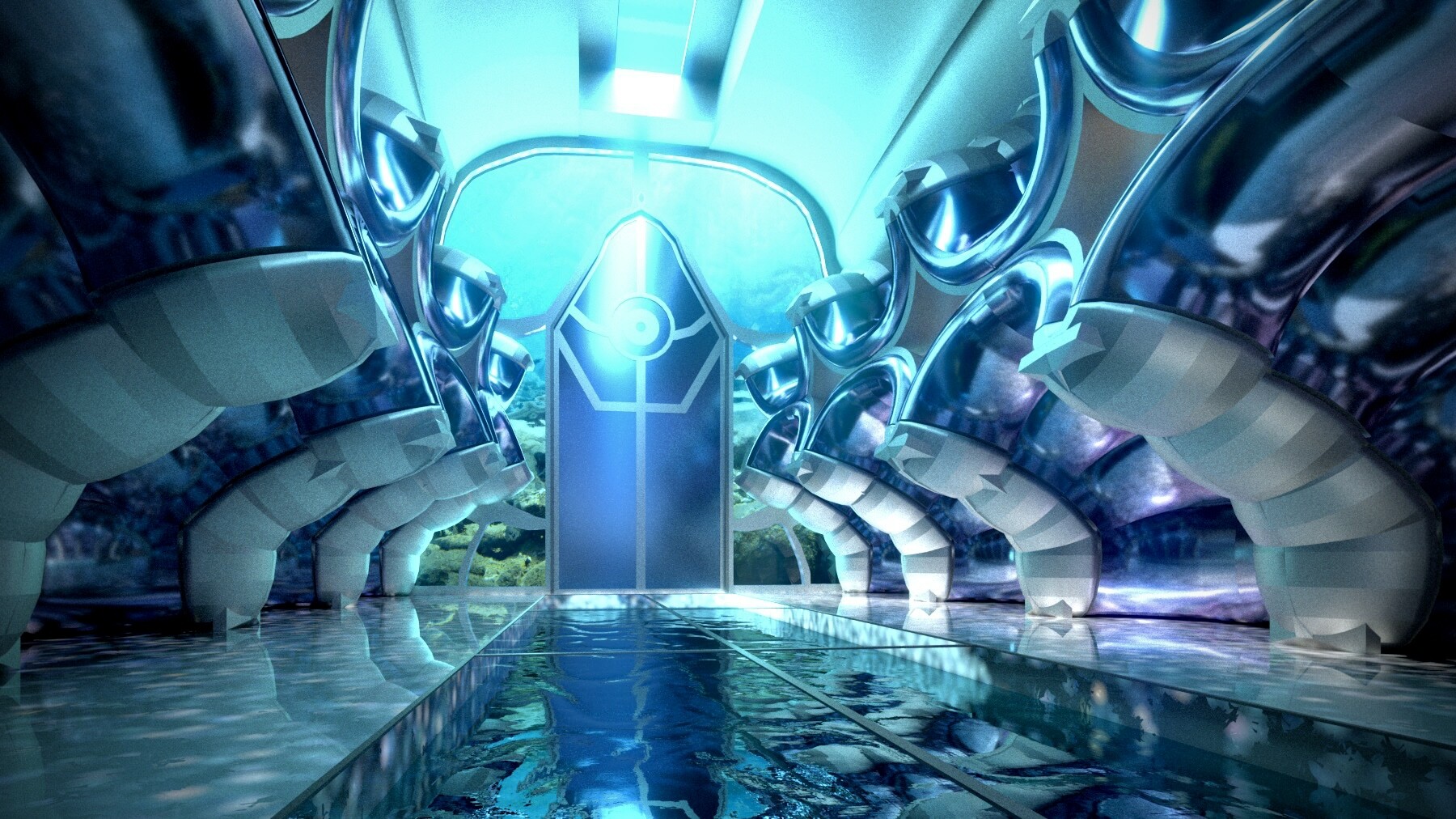 ArtStation - Underwater base