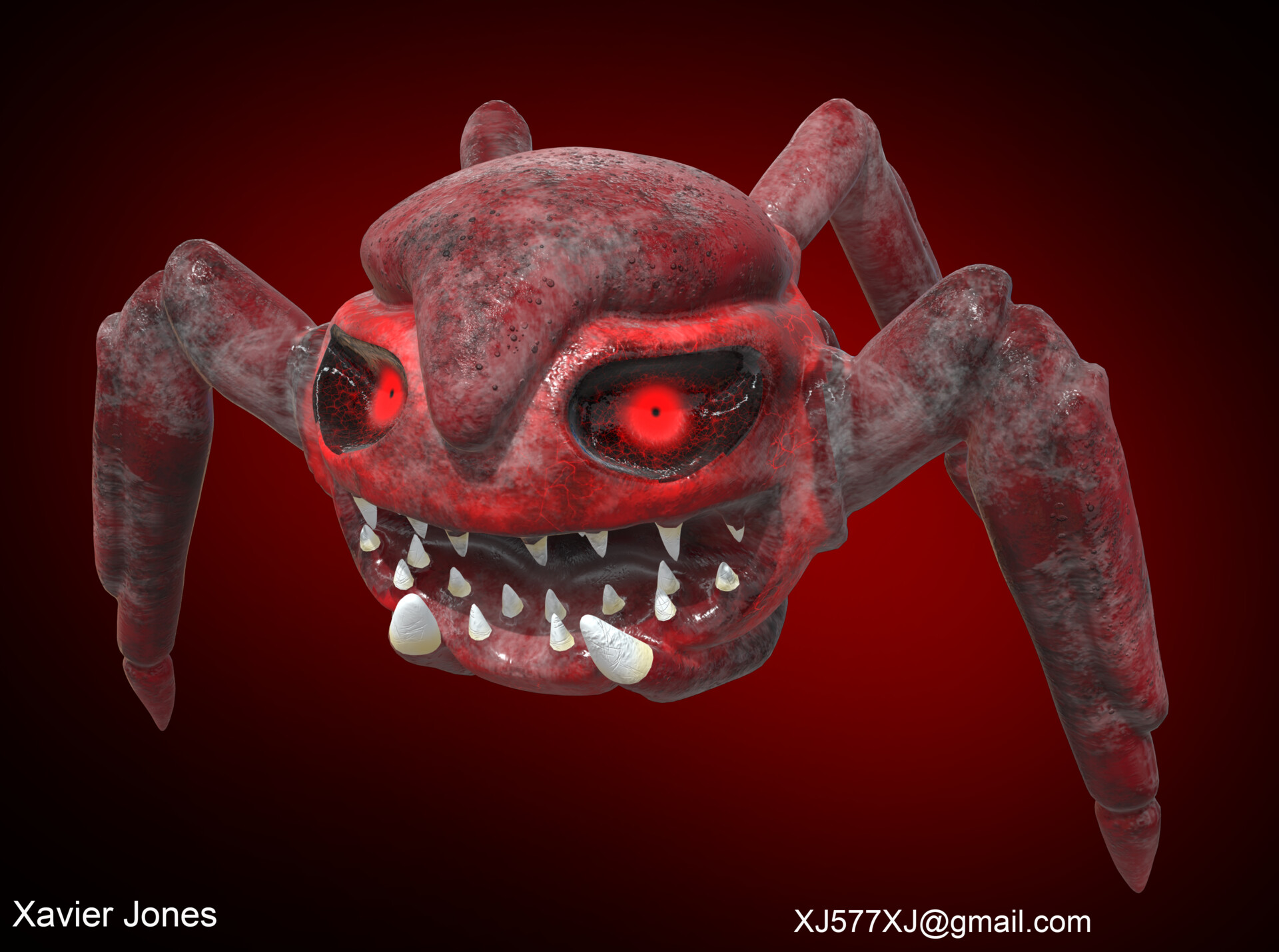 ArtStation - Crimson Lava Monster