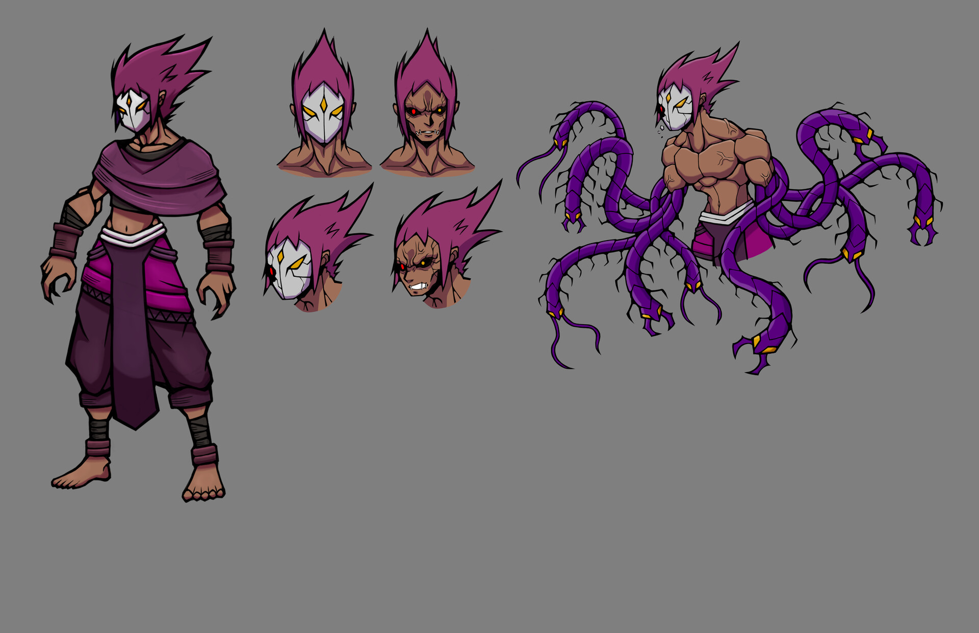 ArtStation - OC_Villian_Character_Sheet