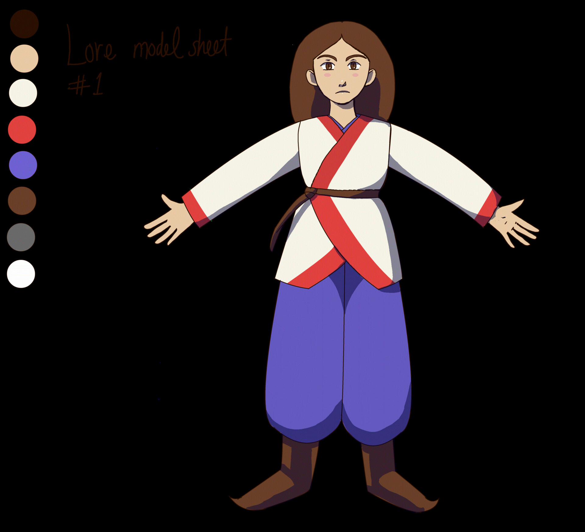 ArtStation - Project: Right to Rule, Character: Lore, Version: 0.01