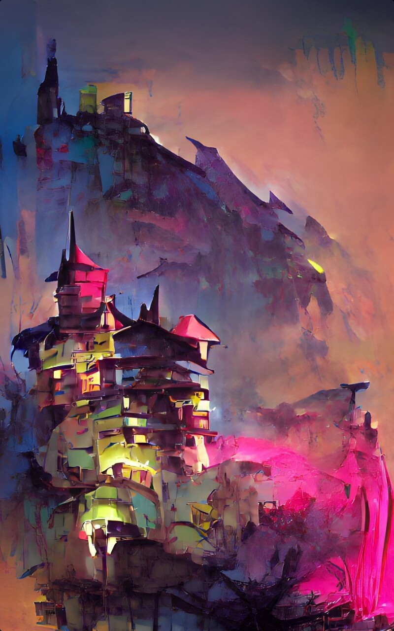 ArtStation - Hillside Castle