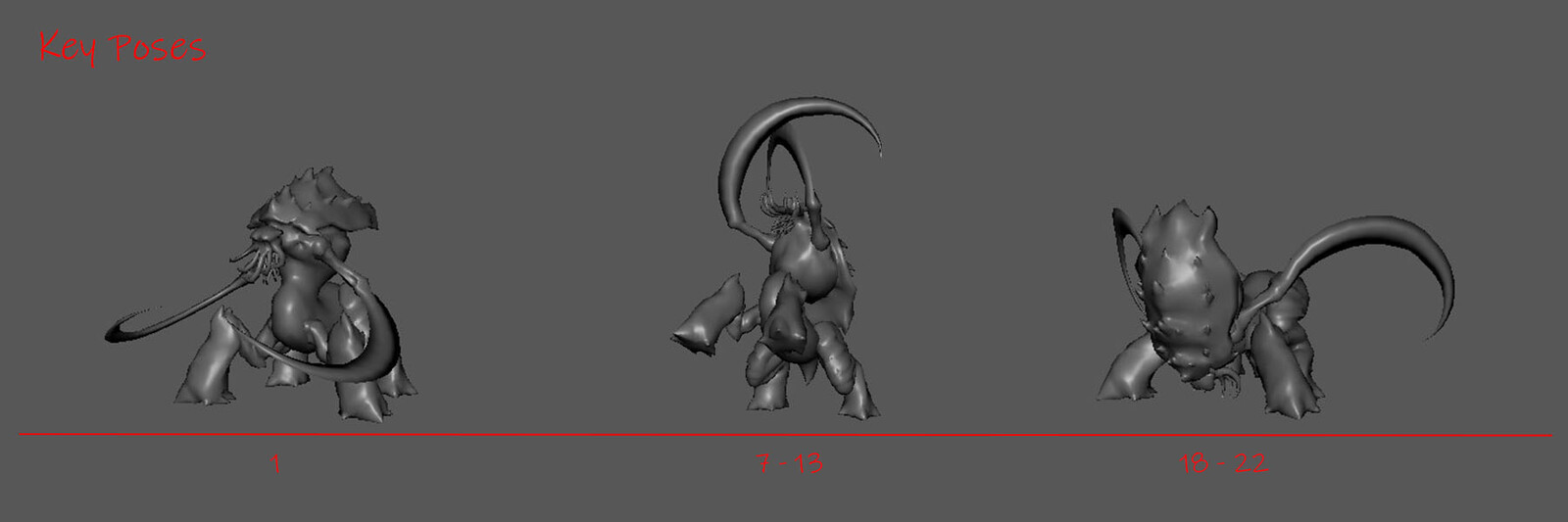 Amy Ashfaq - Creature Claw Attack - Gameplay Animation