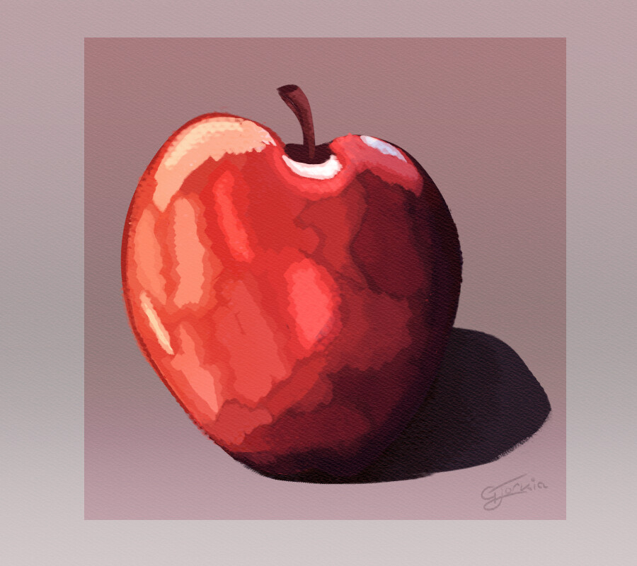 ArtStation - Apple Practice 2022