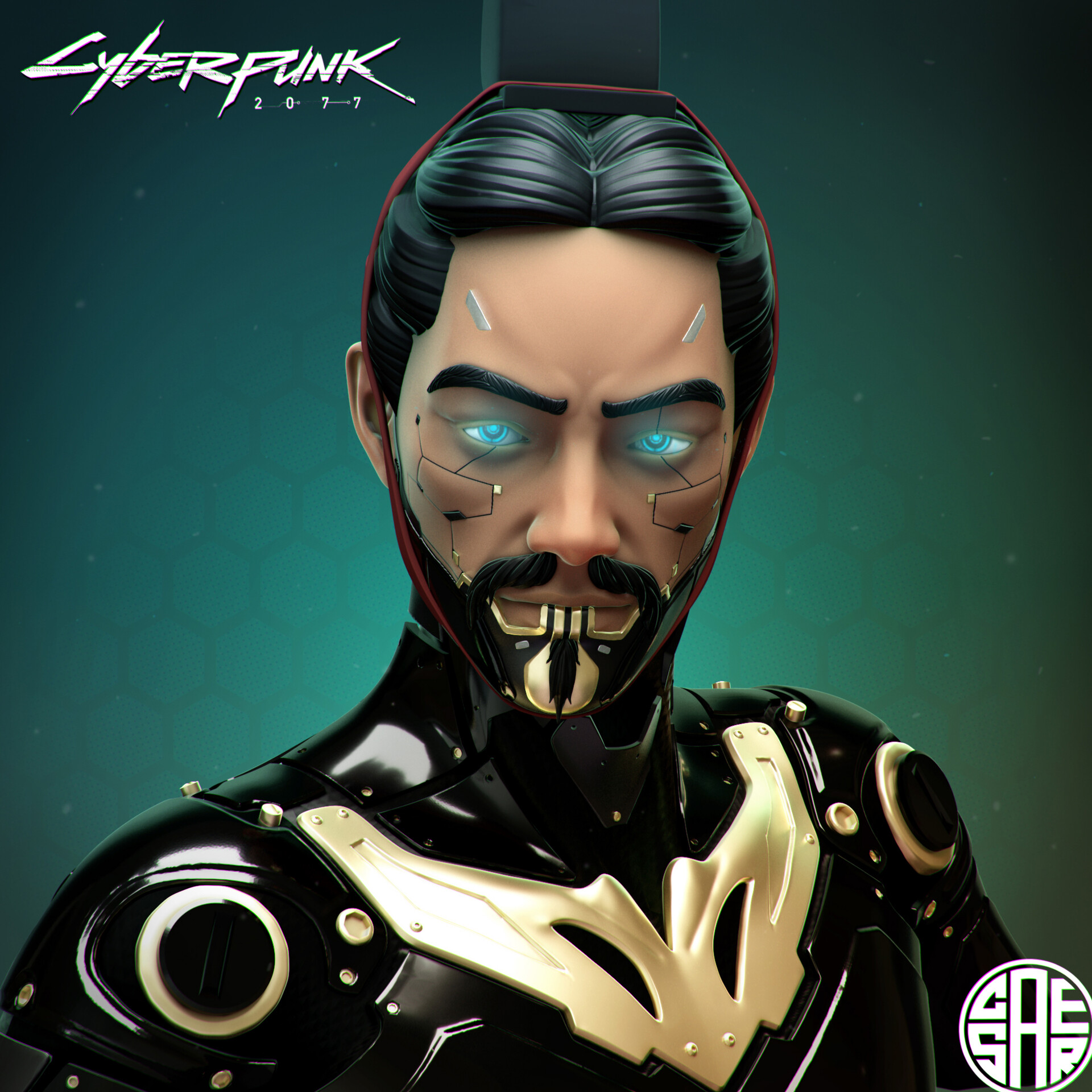 ArtStation - Cyber-warrior