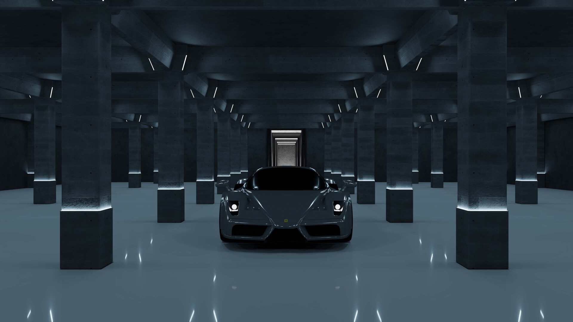 ArtStation - Ferrari Enzo