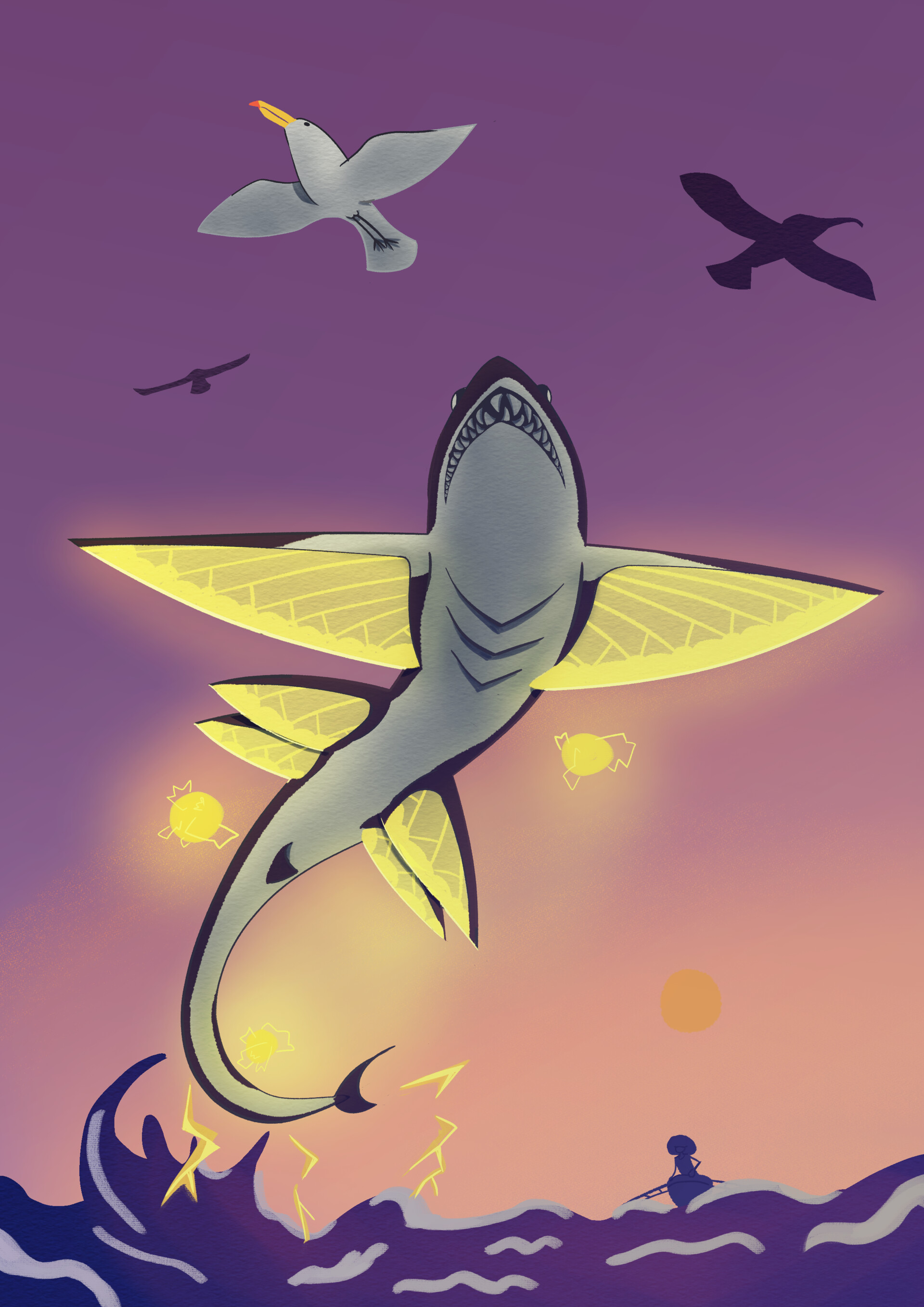 ArtStation - Tiburones - Illustration and Creature Design