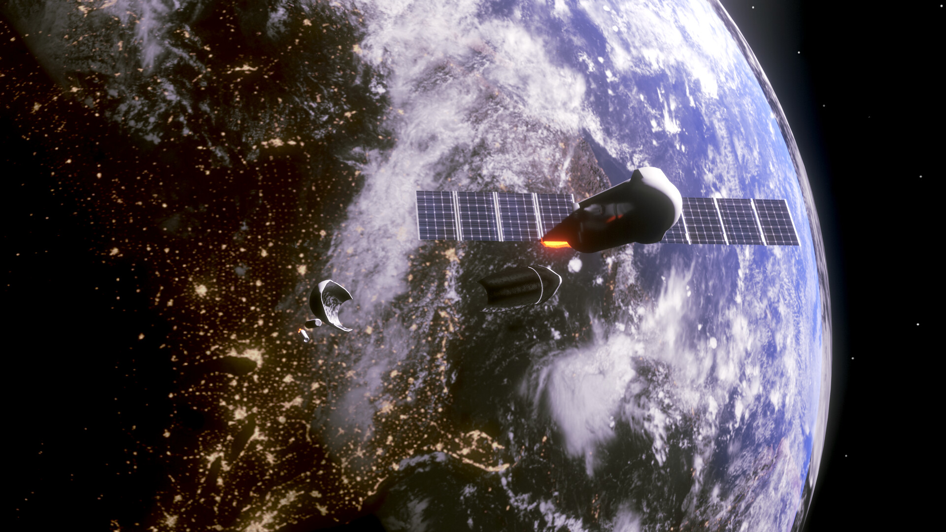 ArtStation - Satellite's journey