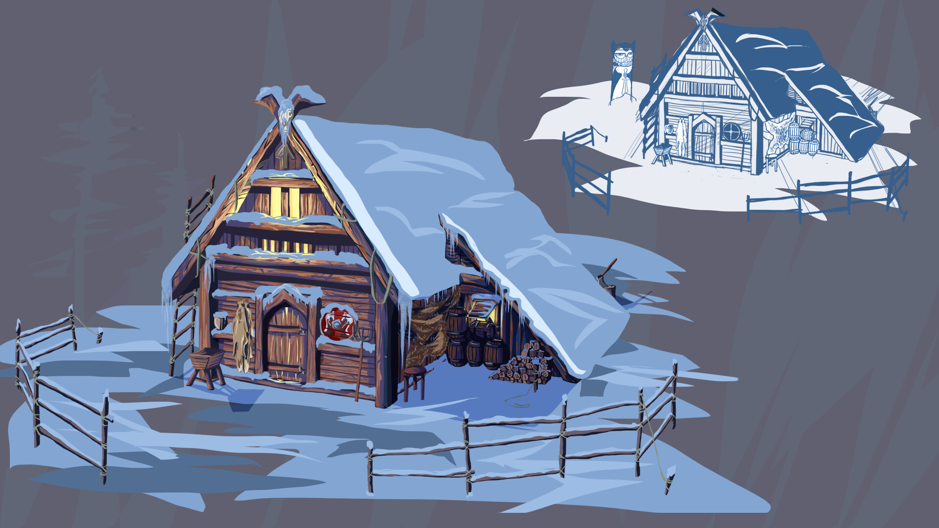 ArtStation - Hunter's house