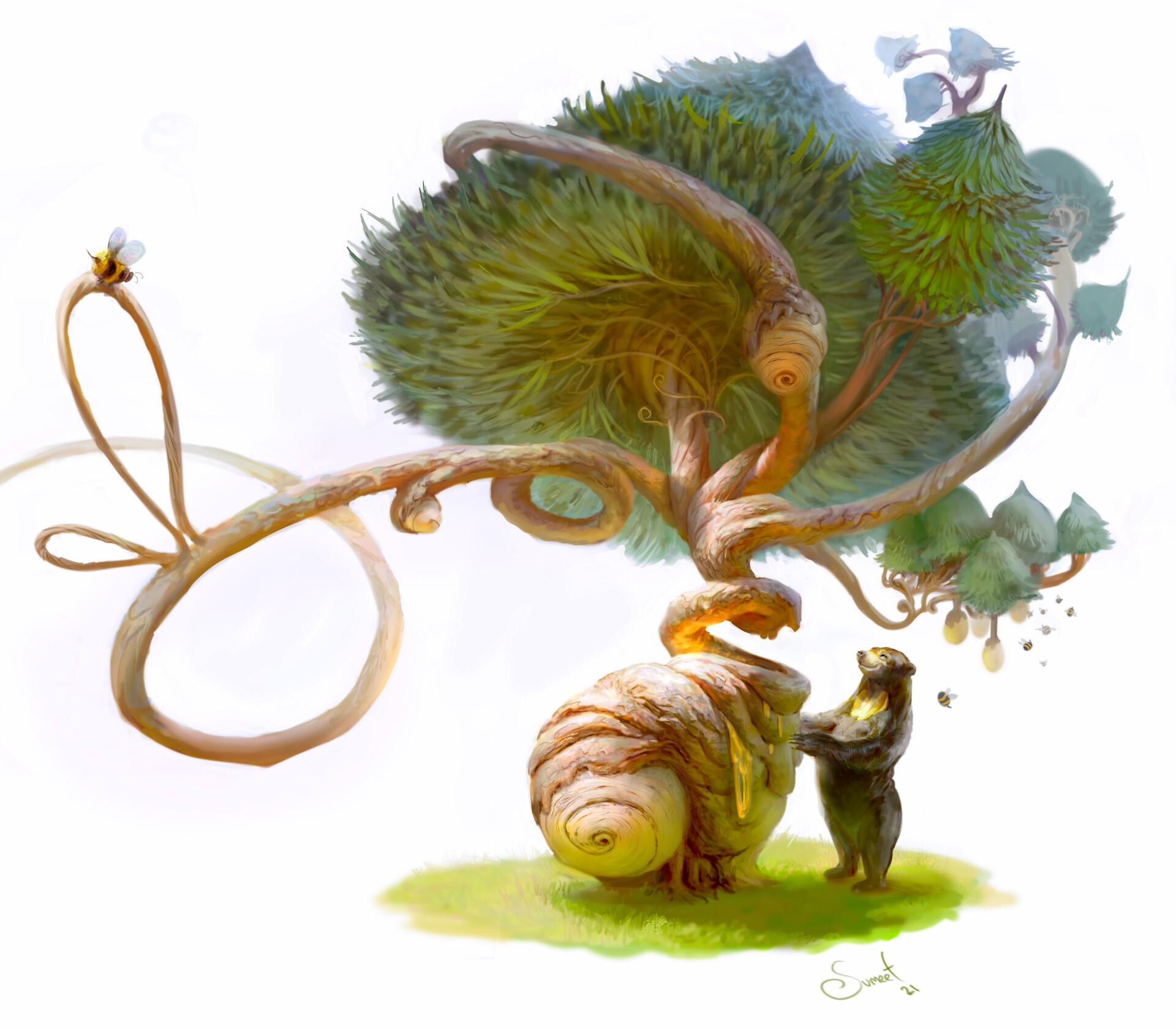 ArtStation - Bumble tree