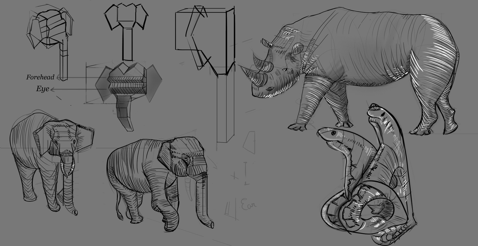 ArtStation - Sketching Practice