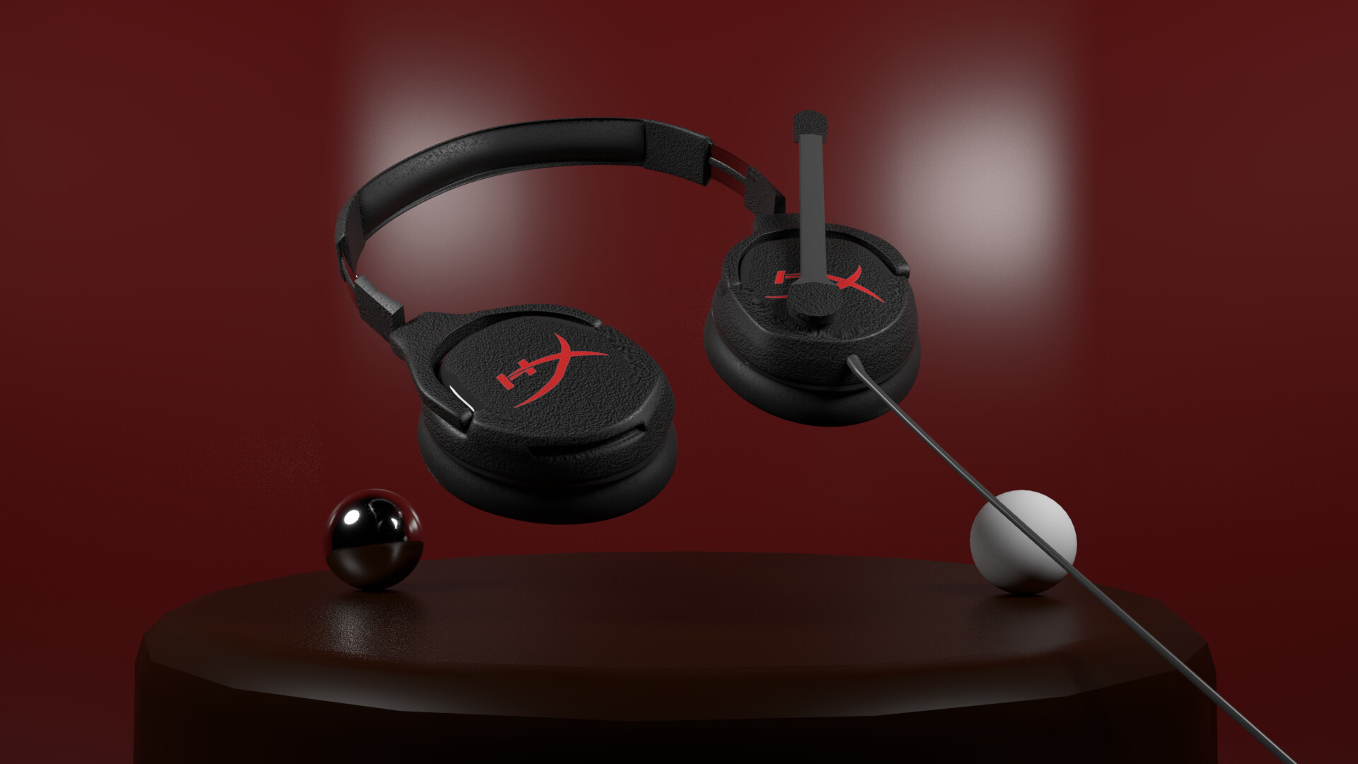 ArtStation - Hyper X Gaming Headset 3D model