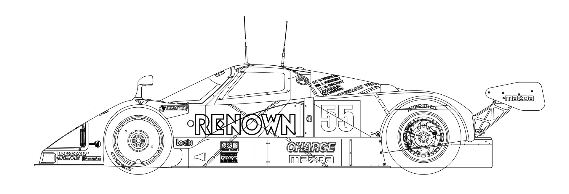 Eduardo Peña - Mazda 787B