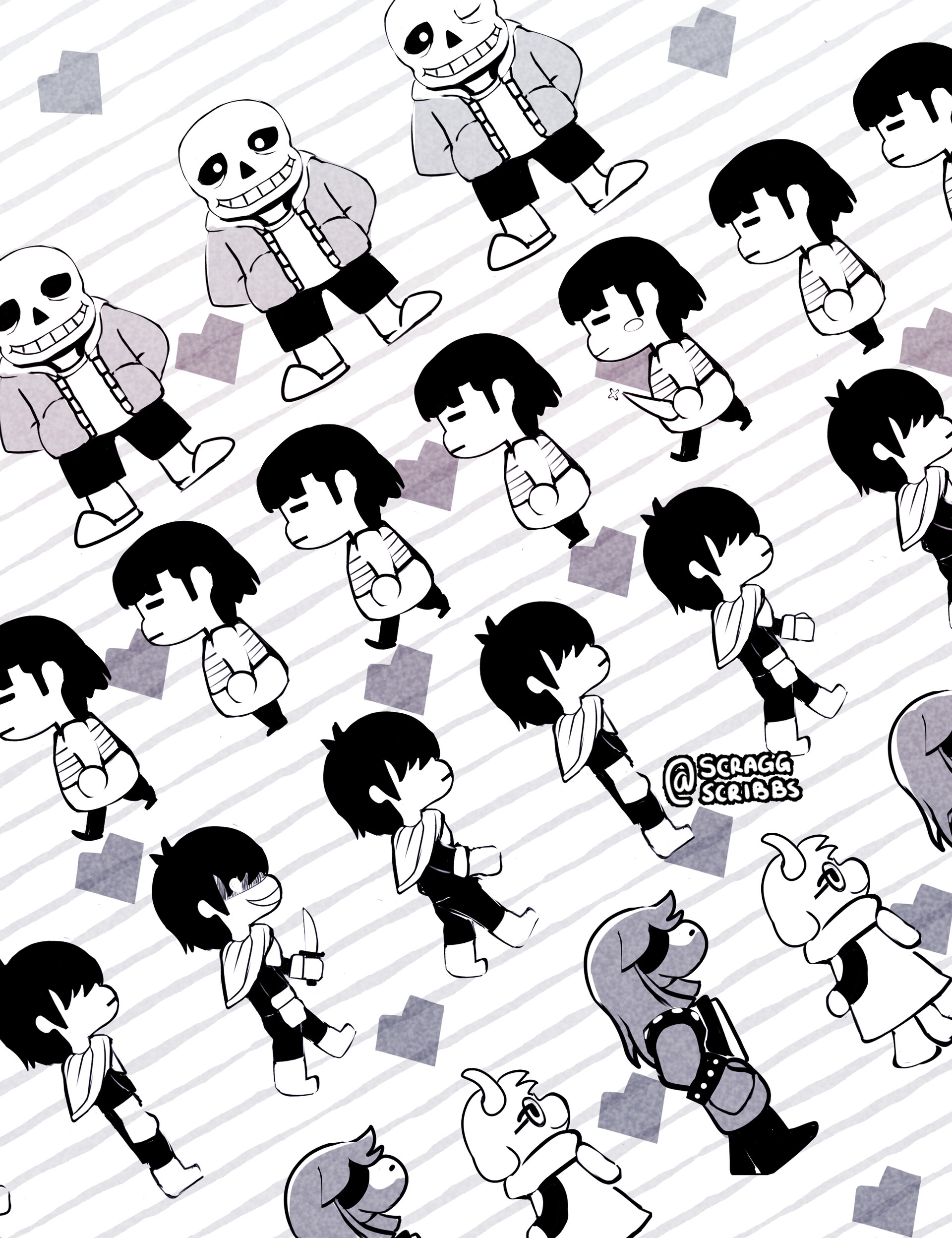 ArtStation - Undertale/Deltarune- Looping