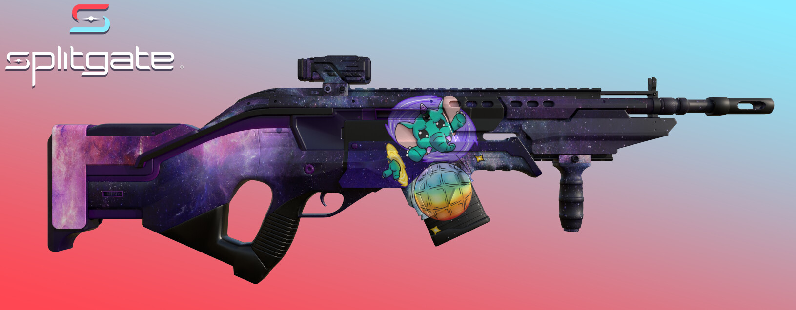 ArtStation - Sephy Carbine Concept Skin (Splitgate)