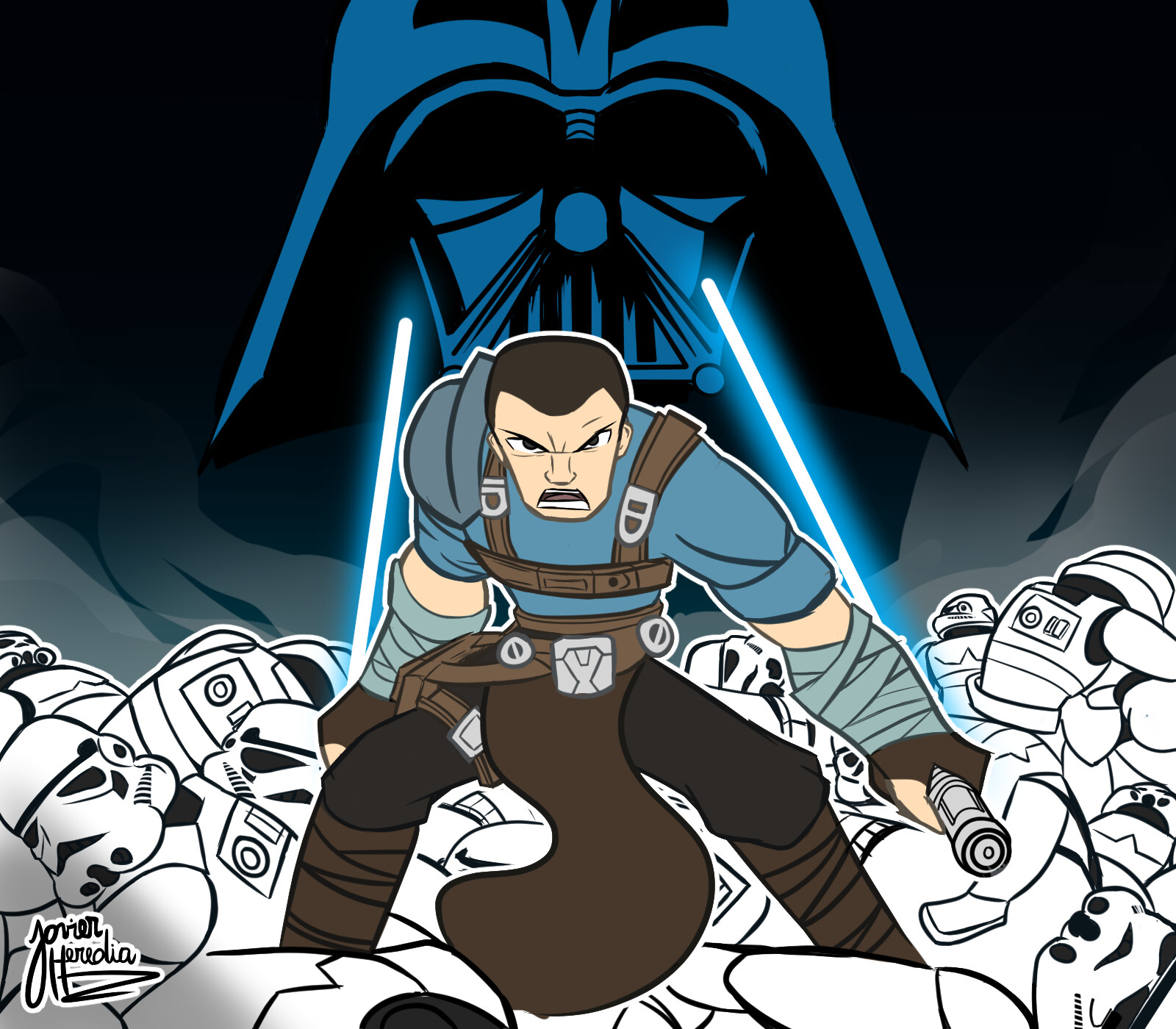 Drawings Of Force Unleashed