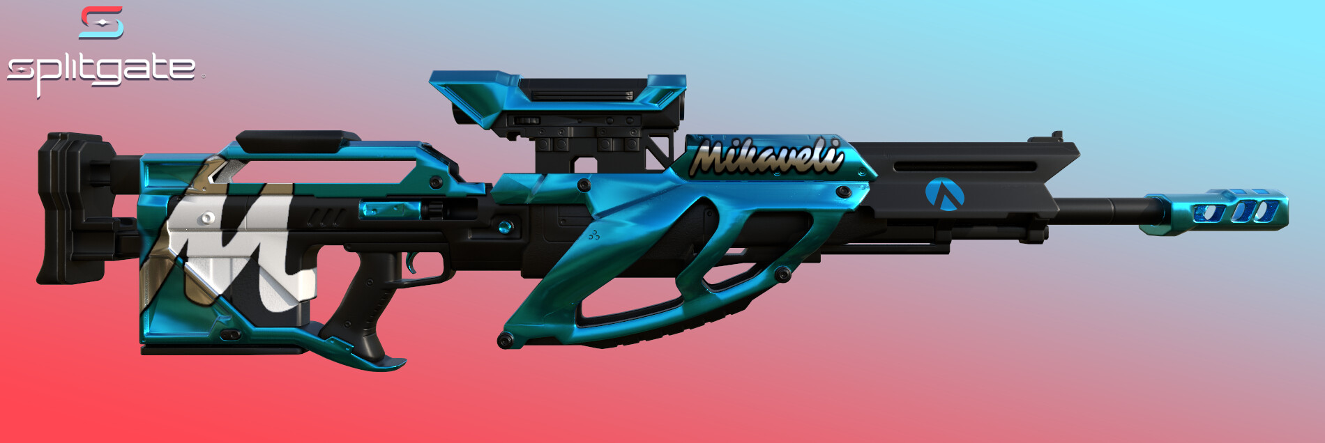 Tanner Trees - Mikaveli Sniper Concept Skin (Splitgate)
