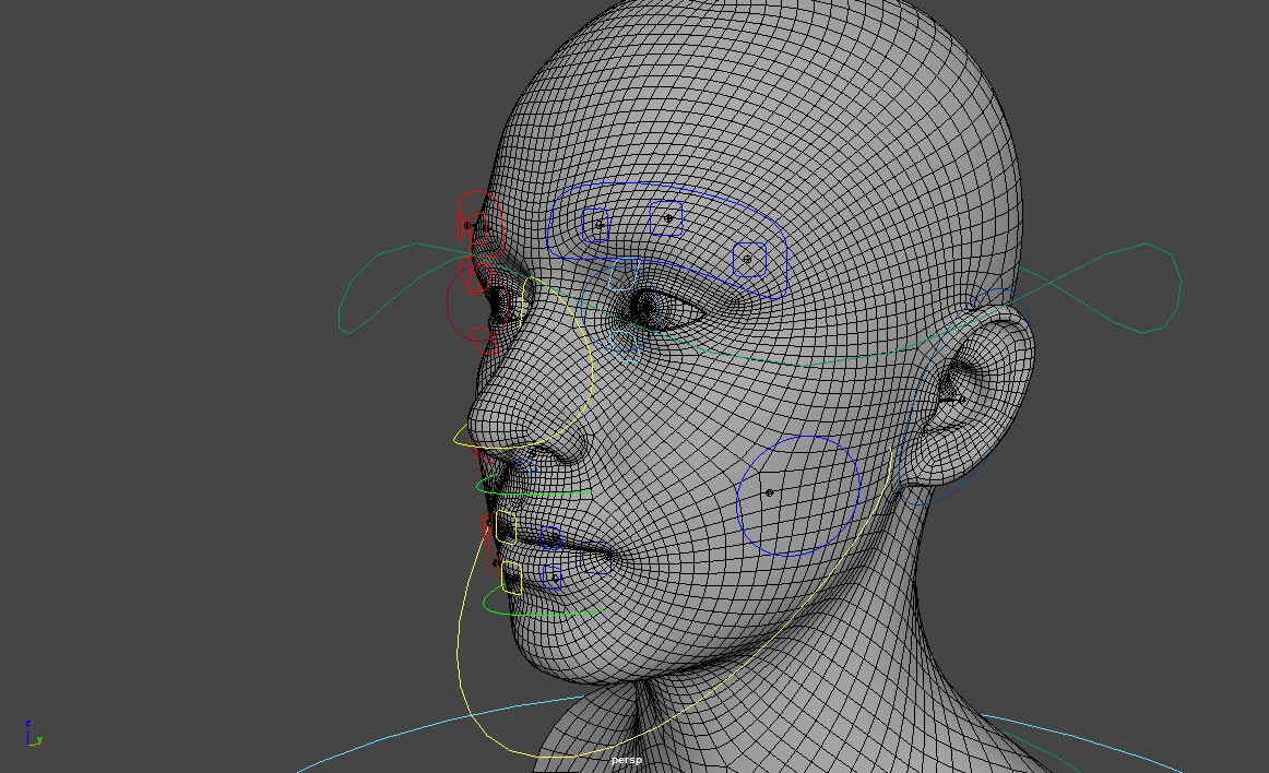 ArtStation - Basic Face Rig Study