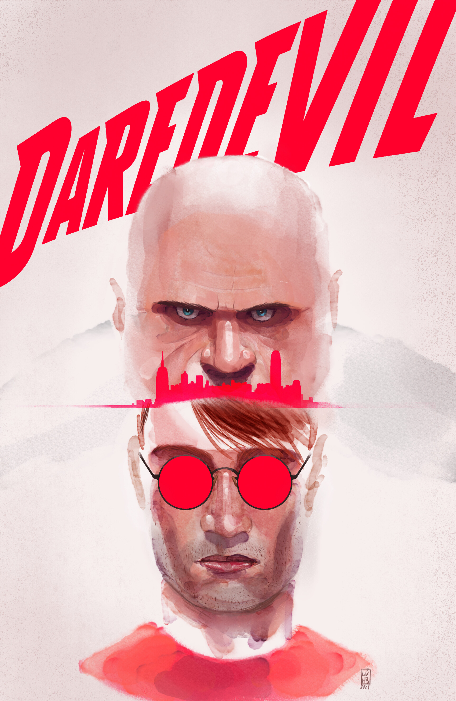 ArtStation - Daredevil Fan-art Cover