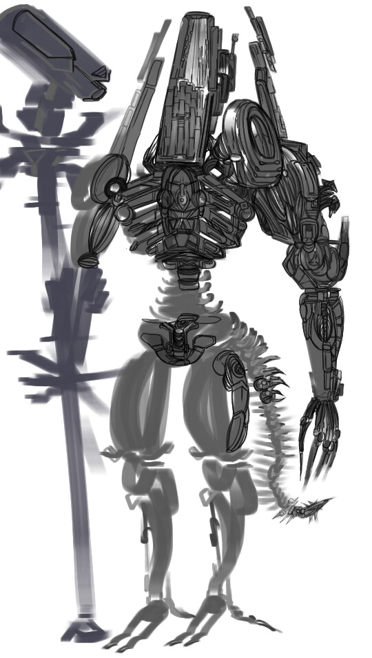 ArtStation - Digital Devil Sketch