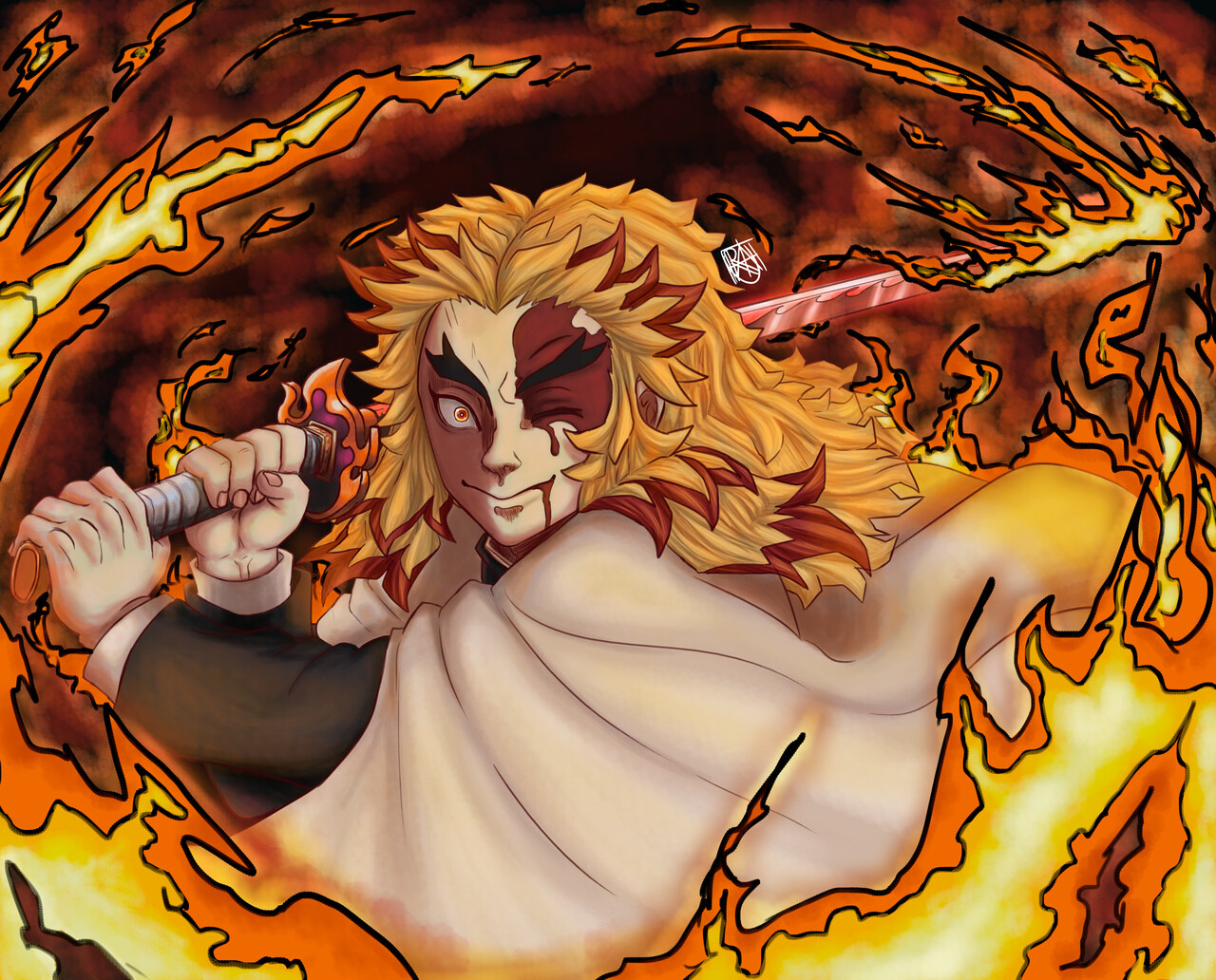 ArtStation - Flame Hashira