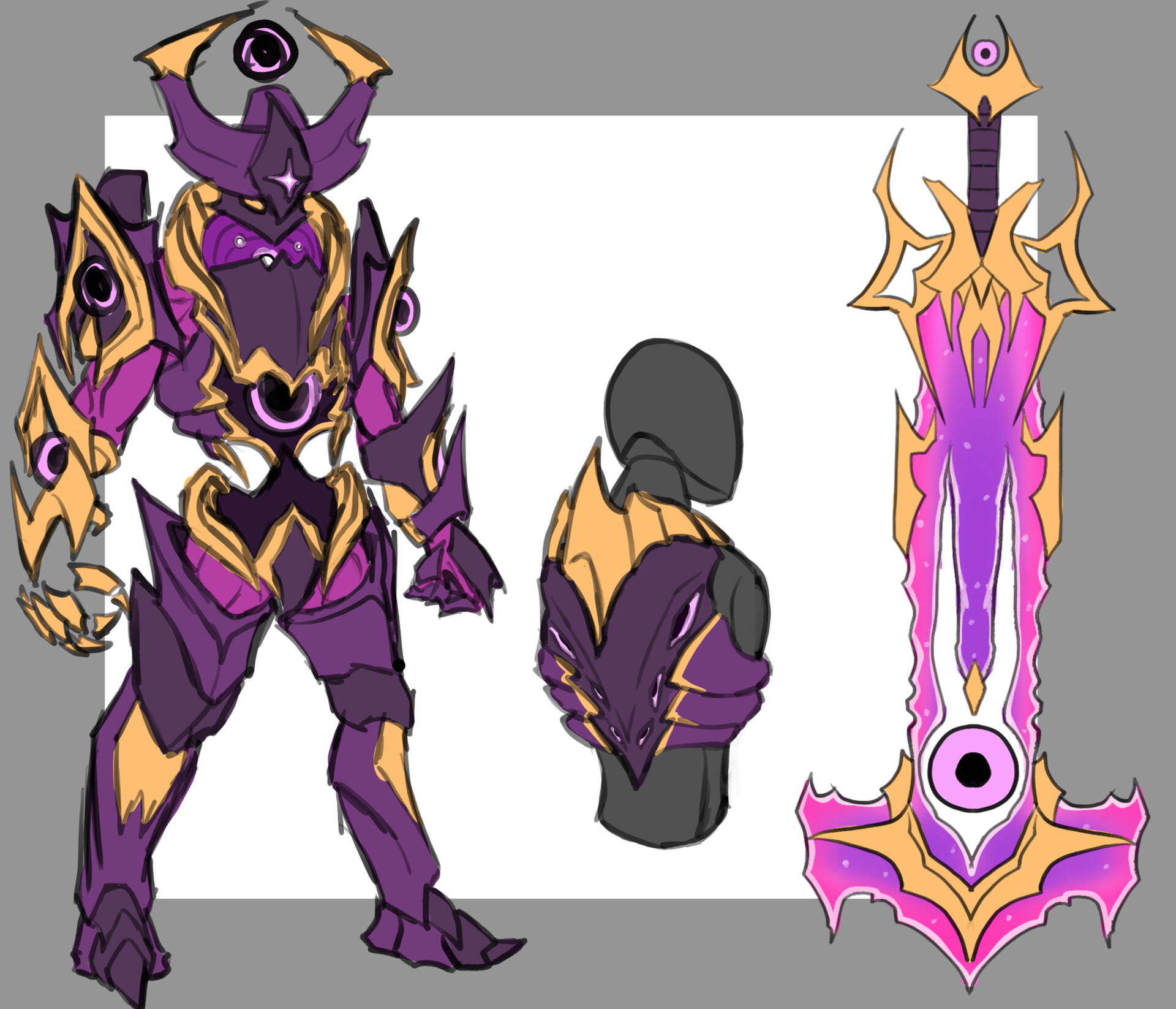 ArtStation - AAtrox Skins Concept art