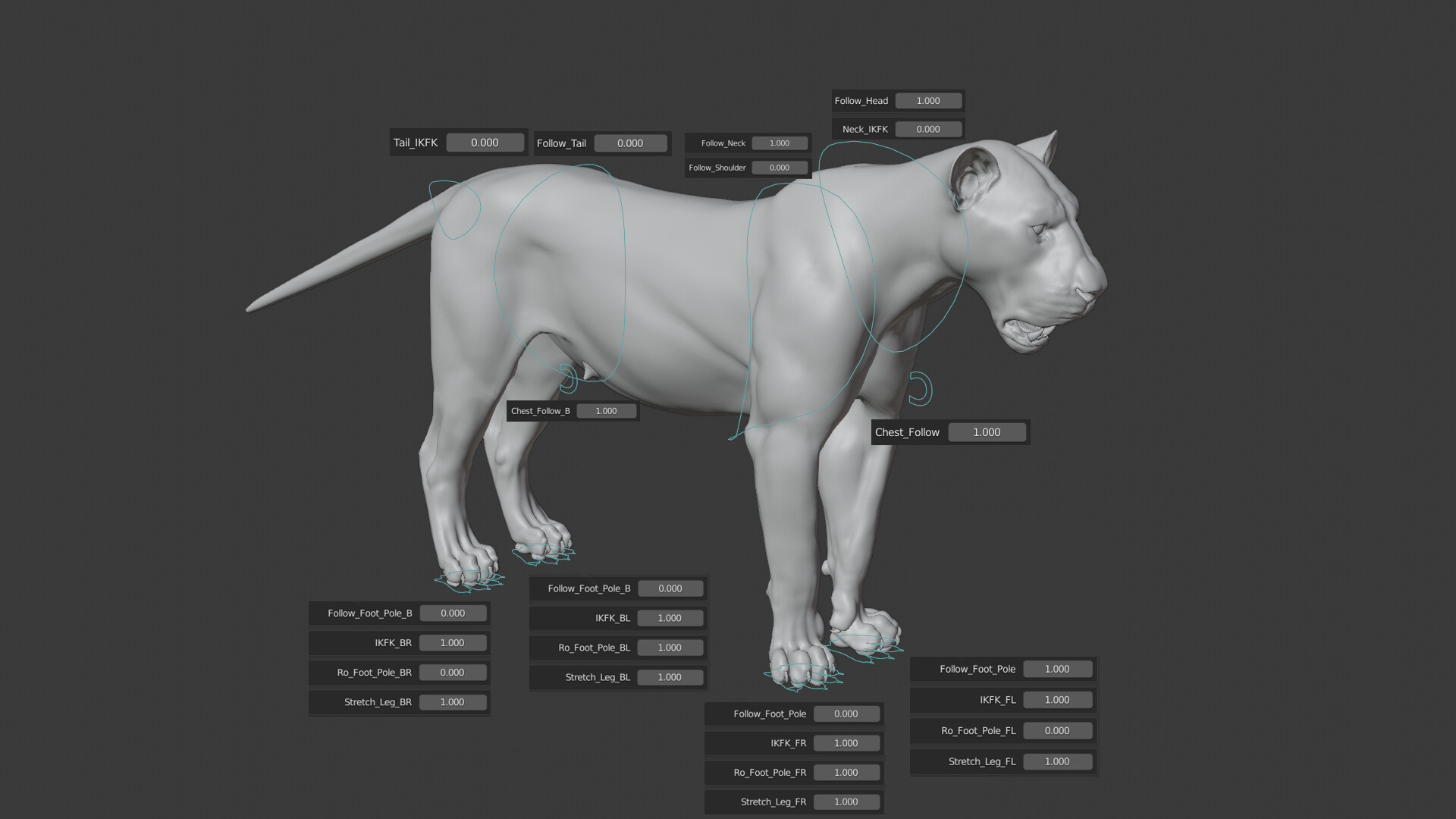 VFX models - Female Lion model