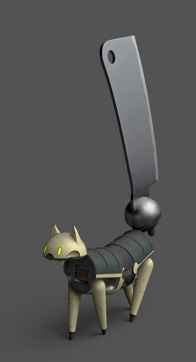 ArtStation - Knife Iron Cat
