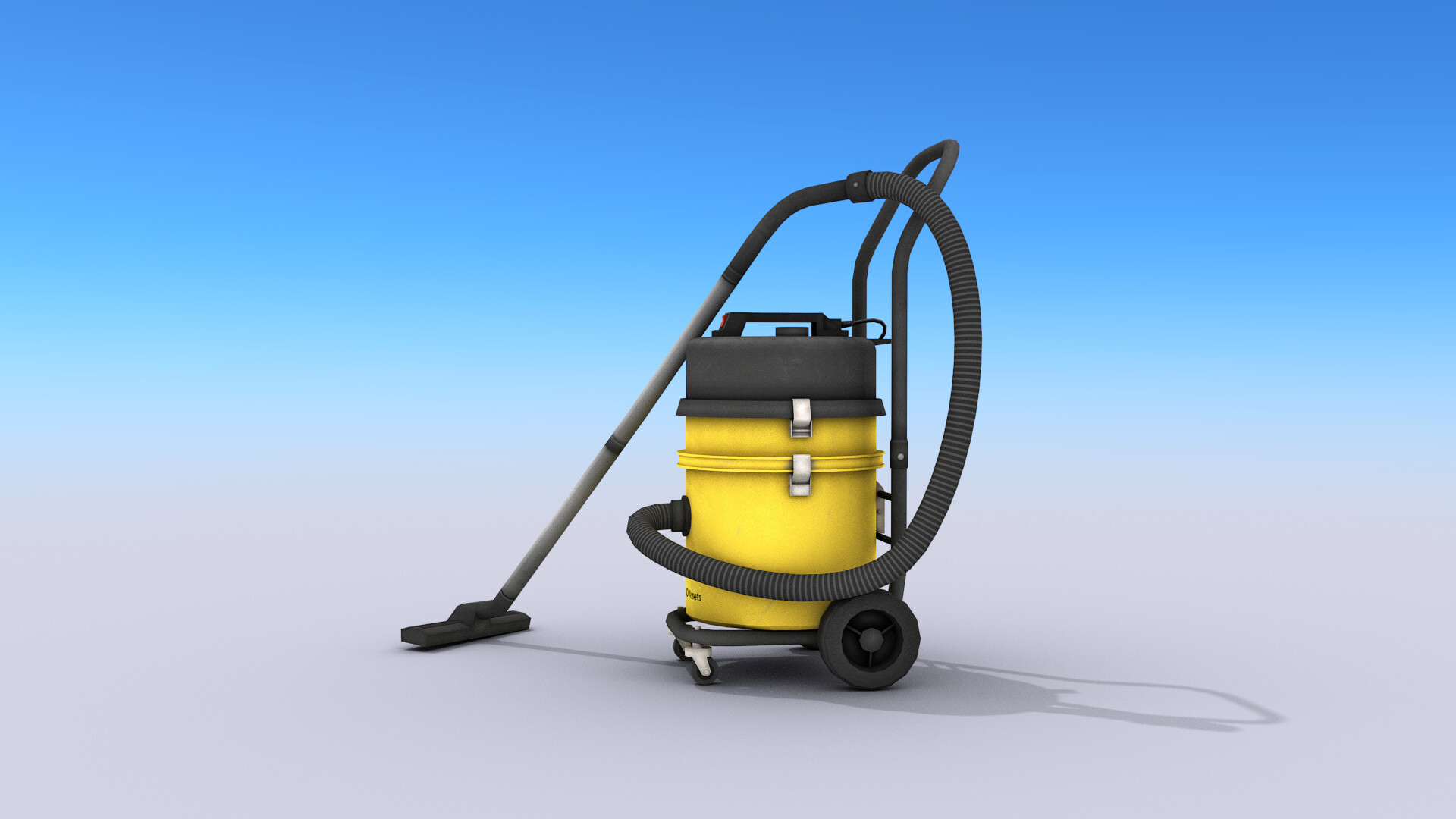 Rescue3D Assets - Industrial Vacuum Cleaner Low-poly 3D model