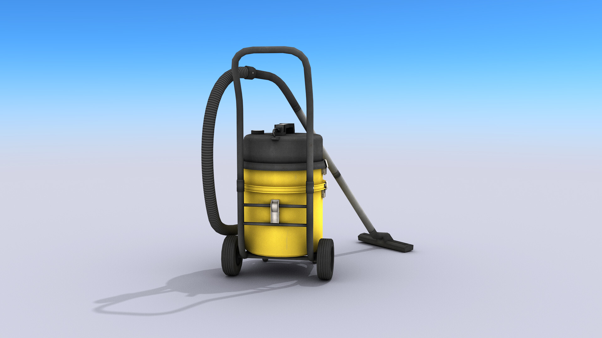 Rescue3D Assets - Industrial Vacuum Cleaner Low-poly 3D model