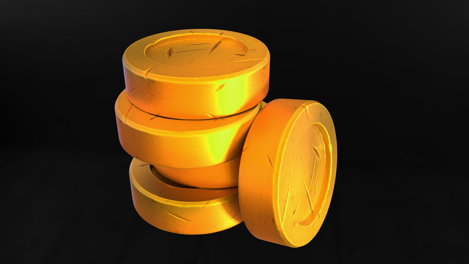 ArtStation - Stylised Coin