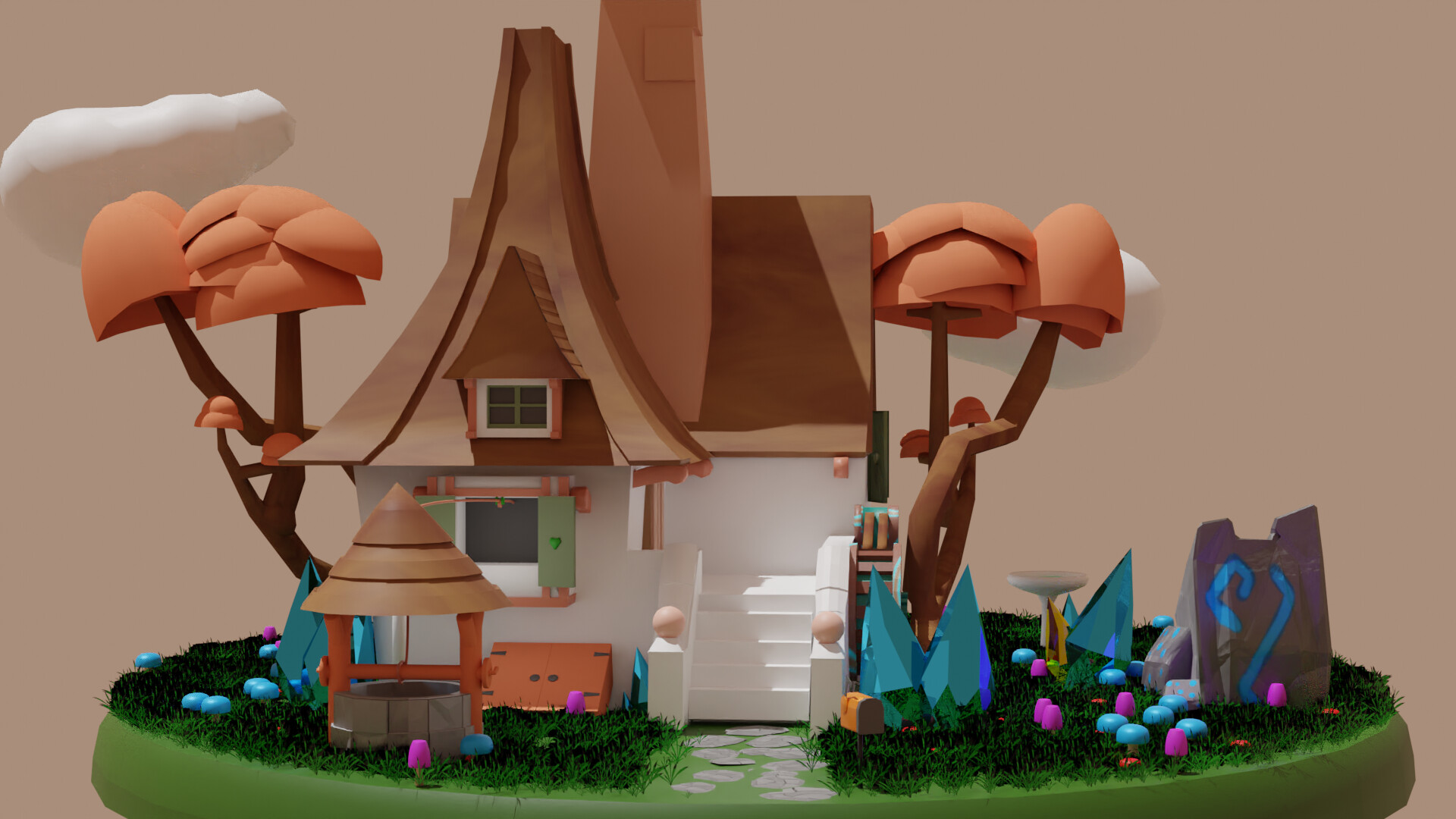 ArtStation - The magic house