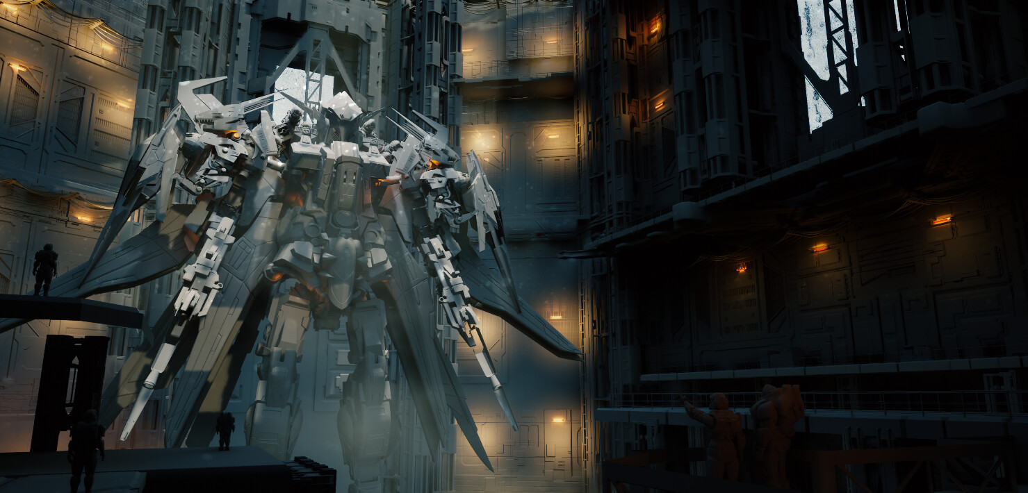 Wingfox workshop - Building A Sci-Fi Mecha No. 7 with Blender and UE5