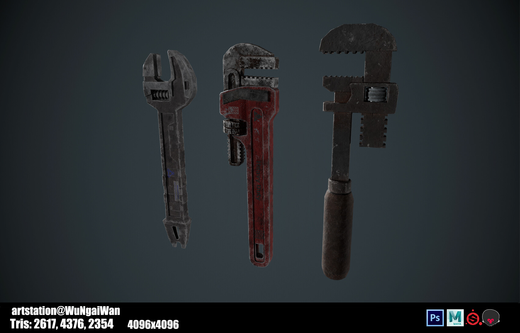 ArtStation - Pipe Wrenches