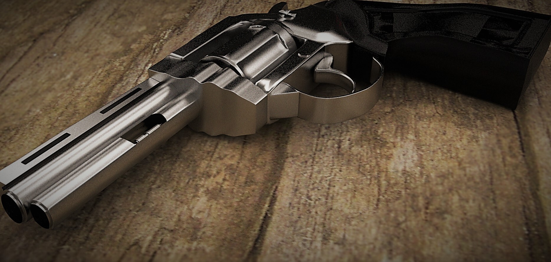 ArtStation - Gun model and textured