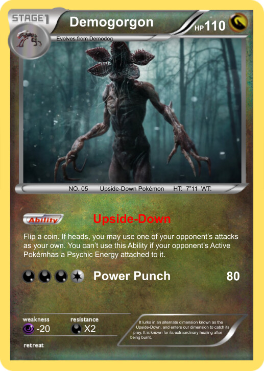 ArtStation - Stranger Things Pokémon Cards