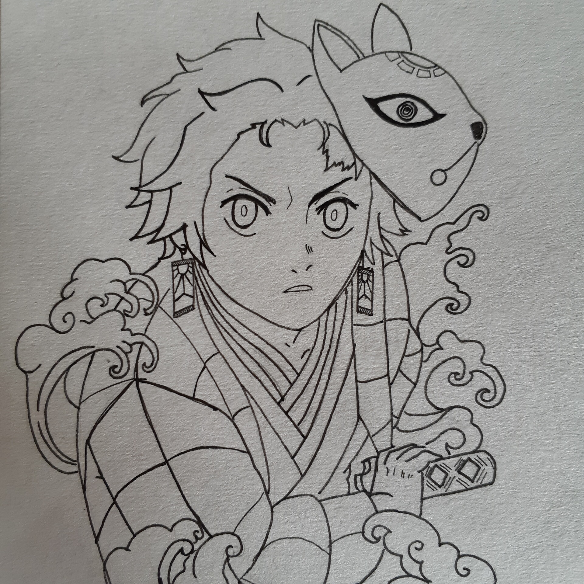 ArtStation - Tanjiro from Demon Slayer