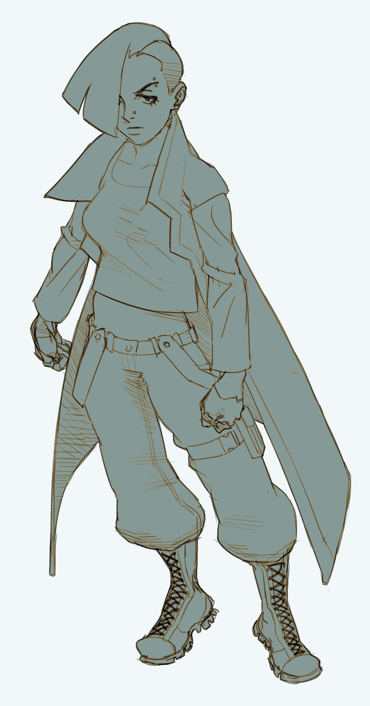 ArtStation - Hacker Girl