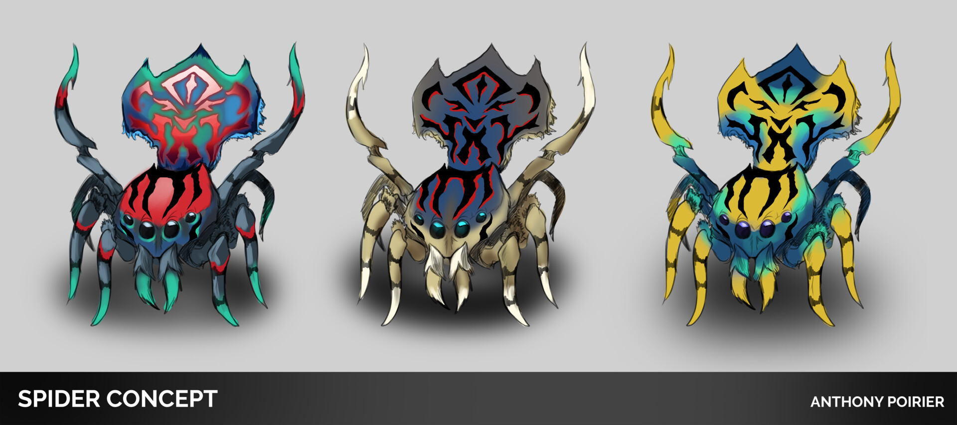 ArtStation - Peacock Spider Design