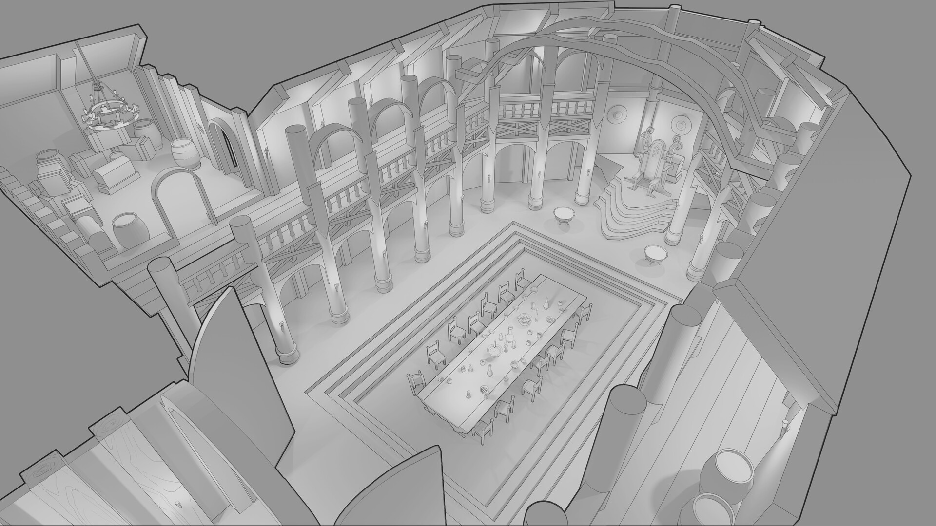 Floor Plans Medieval Castle Throne Room Pin På Throne