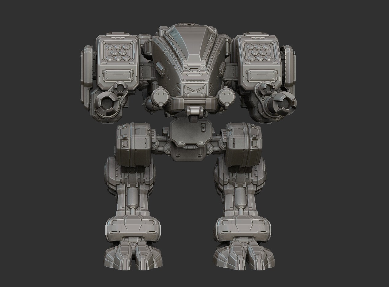 Khoa Nguyen Minh Duong - Starcraft 2 - Goliath fan art