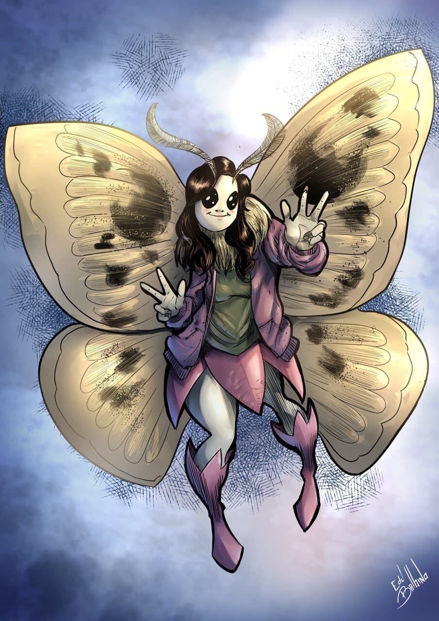 ArtStation - Poodle Moth Fursona