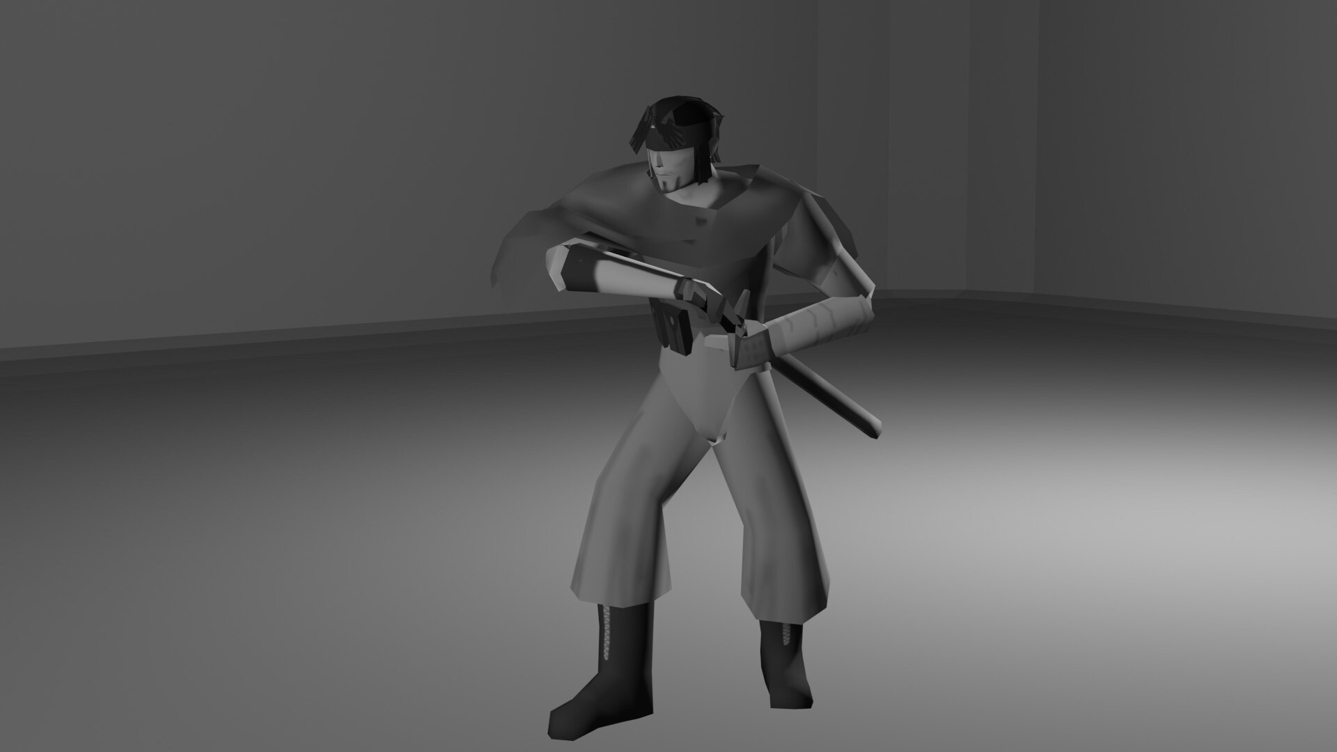 ArtStation - Swordsman low resolution model