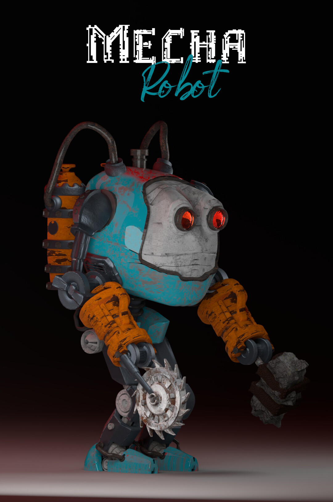 ArtStation - Mecha Robot Project 3d model