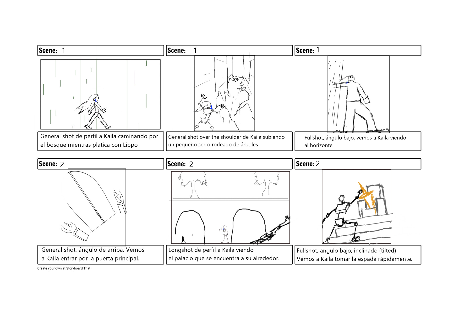 Alejandro Cervantes - Cutscenes and Storyboard